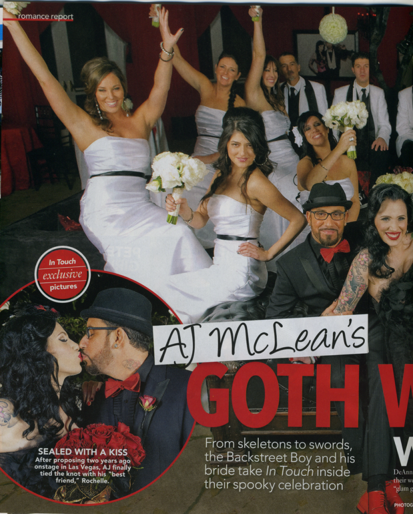 AJ McLean Argentina: [Nota + Fotos] La boda gótica de AJ McLean