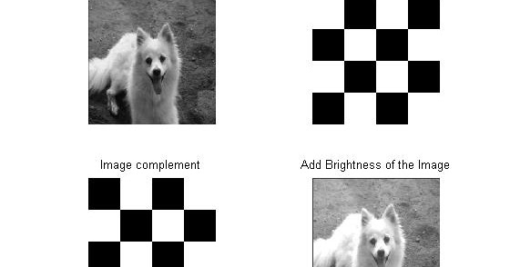 MATLAB CODES - Image Complement and Adding Brightness to the Image ...