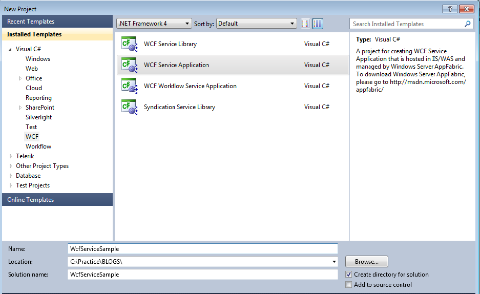 C# ASP DOT NET GURU: WCF
