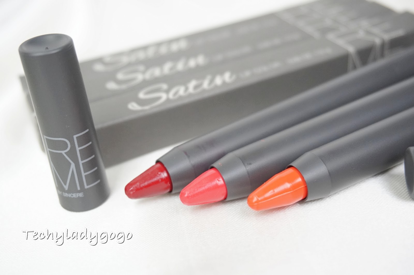 รีวิว REME Satin Lip Color | TechyLadyGogo