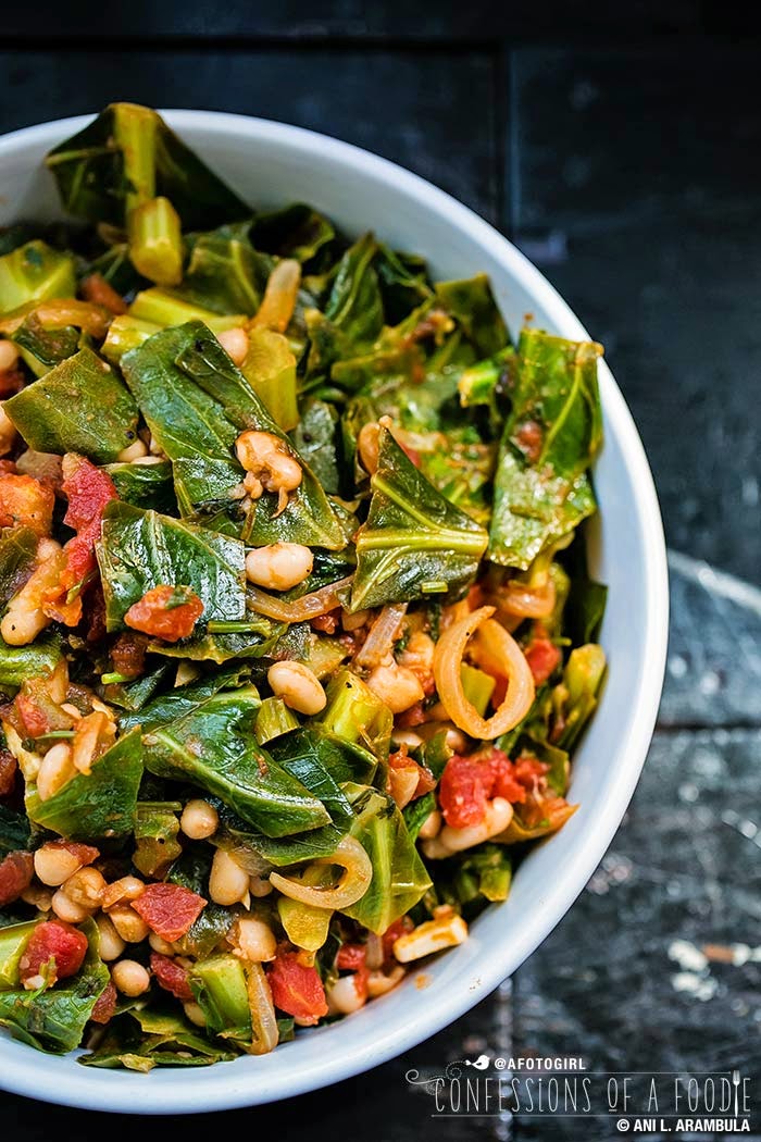 Everyday Eats: Cilantro and Tomato Braised Collard Greens with Sunny ...