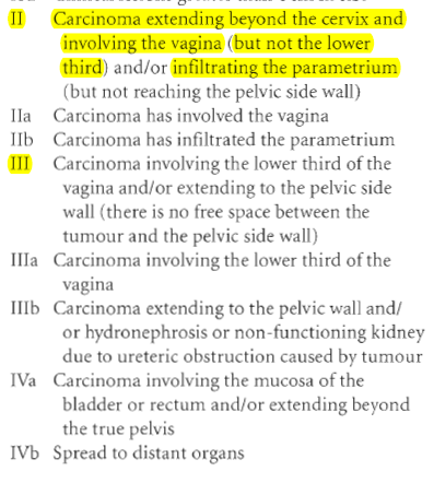 emcque: FIGO staging classification for cervical cancer
