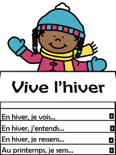 la classe de caro.: Vive l’HIVER! LIVRE À RABATS - Écriture créative