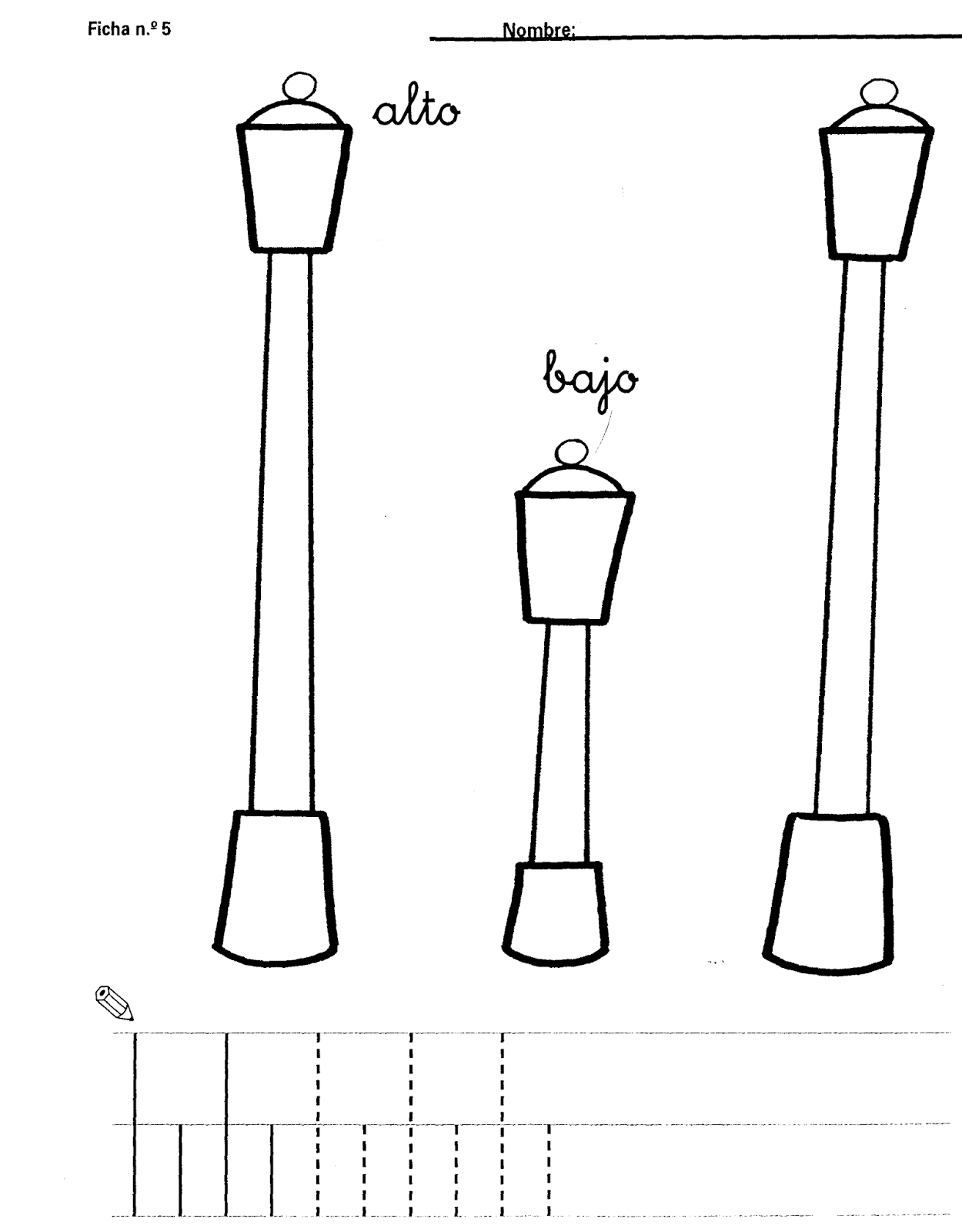 INFANTILES DE ANA V.: CONCEPTOS: ALTO/BAJO