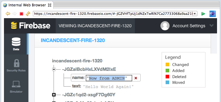 Dinis Cruz Blog: Using Firebase to sync data with a webpage (via Javascript, REST and Firebase ...