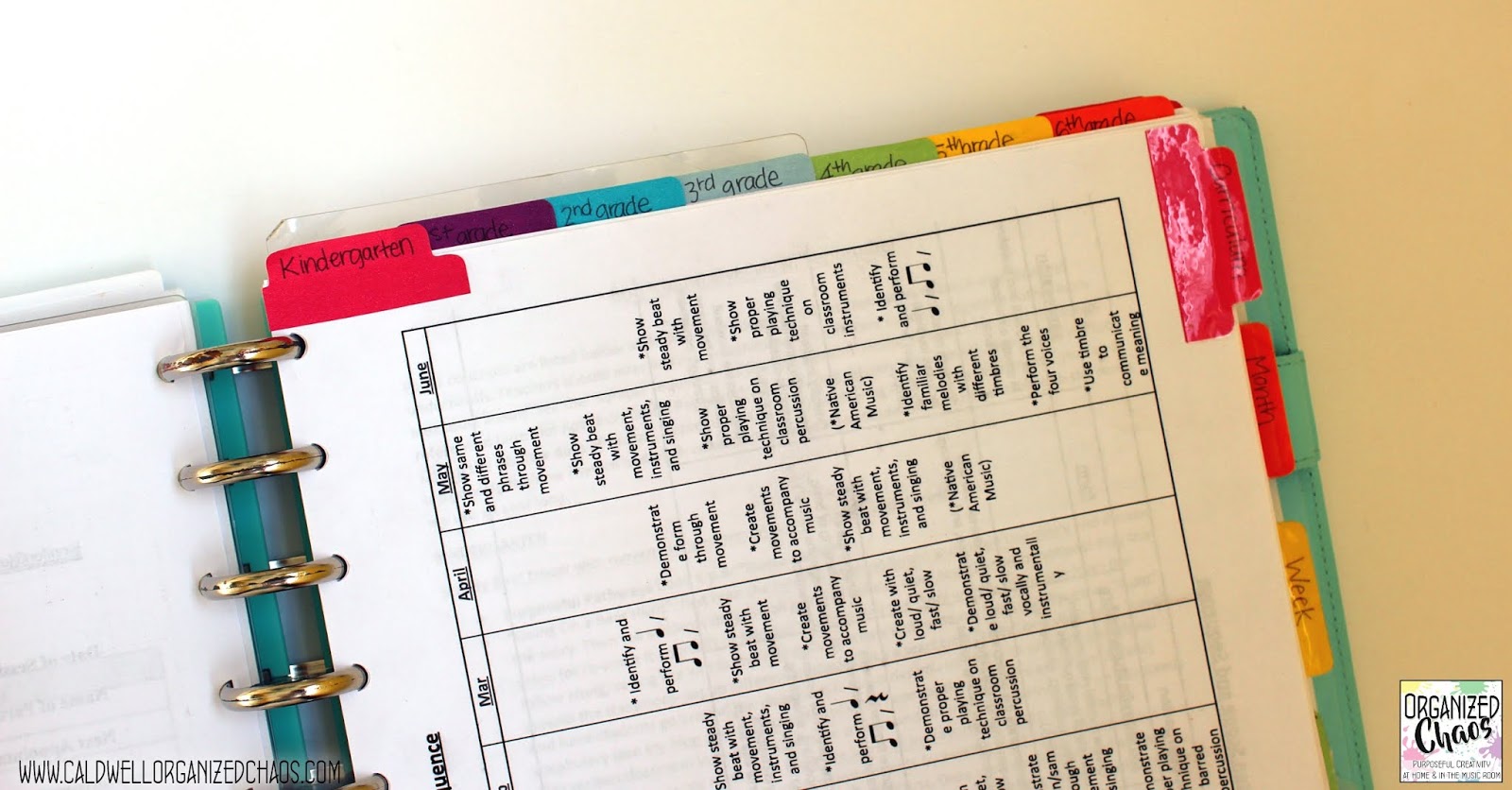 Planner Setup Tip: Simplifying Weekly Lesson Planning | Organized Chaos