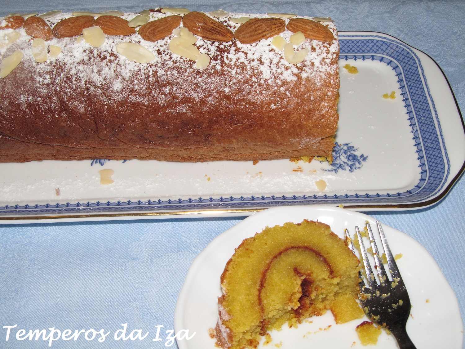 Temperos da Iza: Torta de Amêndoa e Açúcar Amarelo