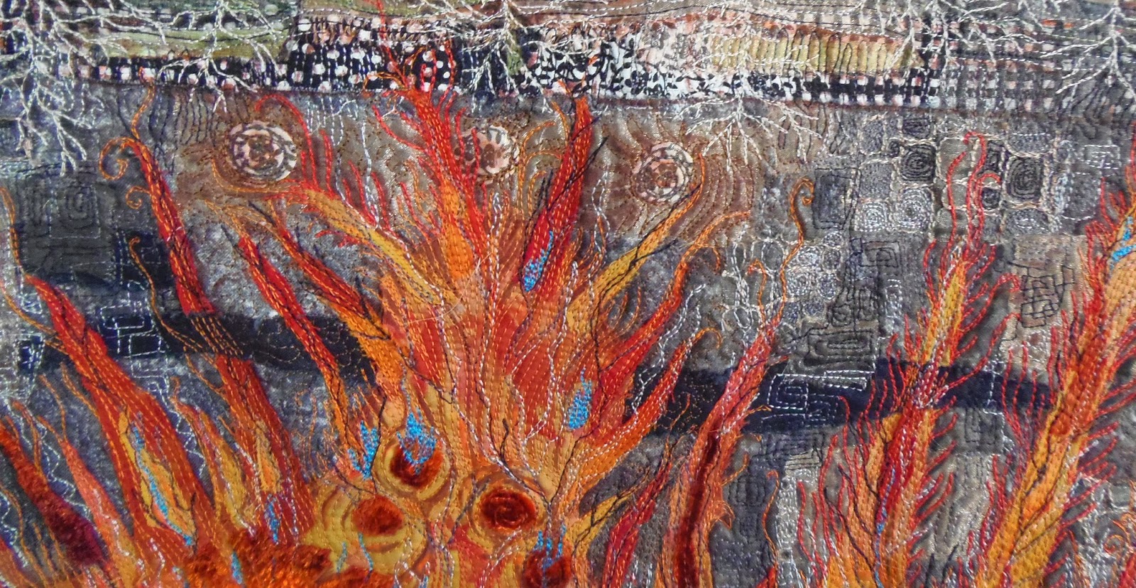 Faeries and Fibres: More thread art