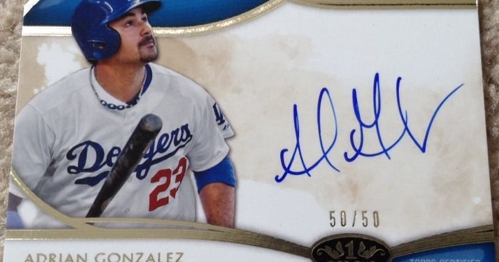 Dodgers Blue Heaven: 2014 Topps Tier One Baseball - The Dodger ...