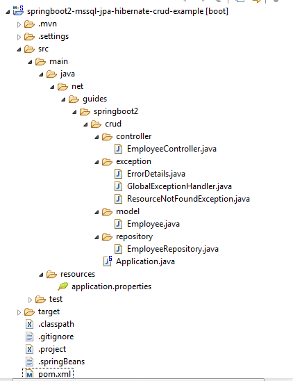 Spring Boot + Spring Data JPA + Microsoft SQL Server