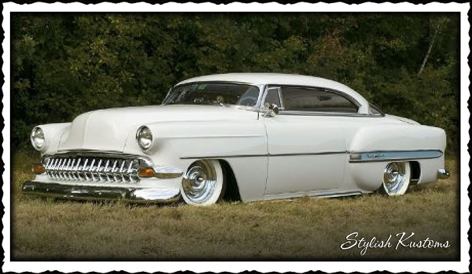 STYLISH KUSTOMS: 1954 Chevy Chopped Hardtop Kustom