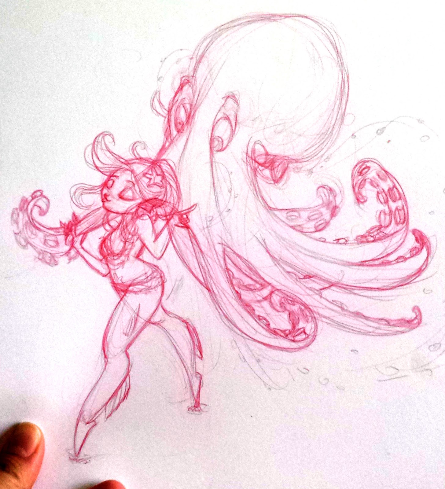 Peng Peng Art Exploratory Sketches