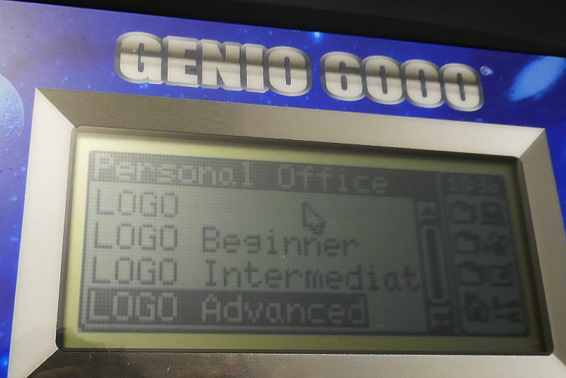 P-Touch fun: VTech Genio 6000 Logo Programming Language