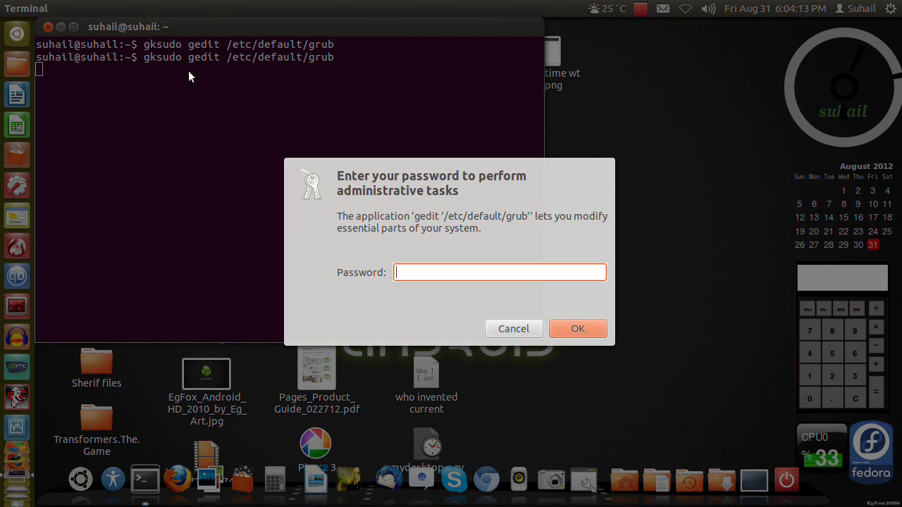 how do i set the grub timeout in ubuntu 12.04