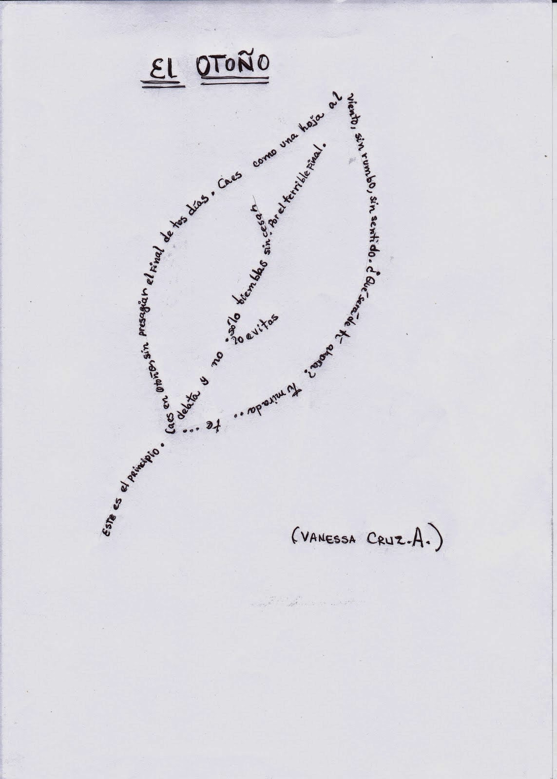 Los caligramas de quinto: ¡A explorar!