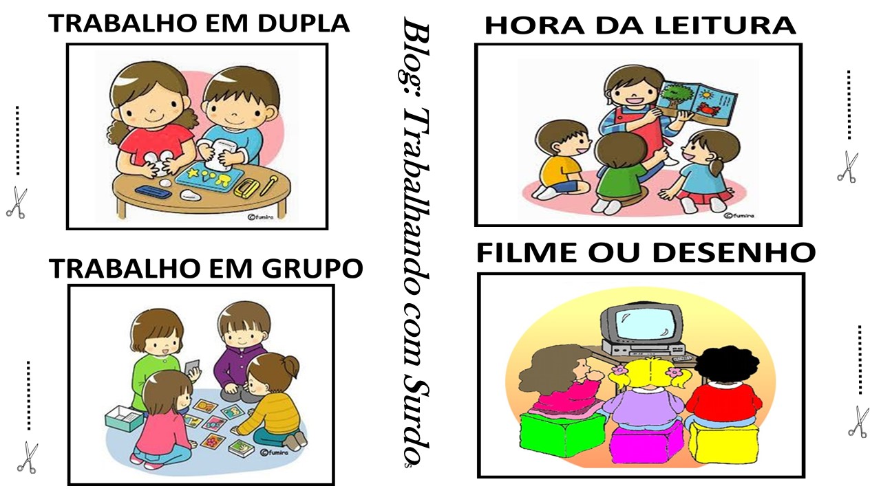 Rotina Visual Autismo Escola - NAZAEDU