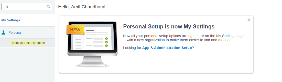 Amit Salesforce Salesforce Tutorial How To Disable Reset My Security Token Option In Salesforce