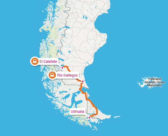 Turismo sem Clichê: Como ir de El Calafate para Ushuaia?
