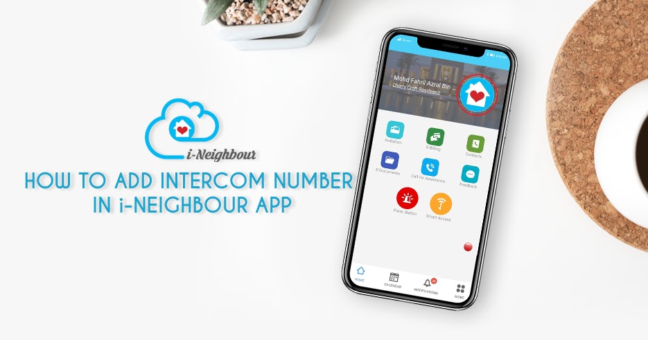 How To Add Intercom Number In i-Neighbour App | FingerTec Technical Blog