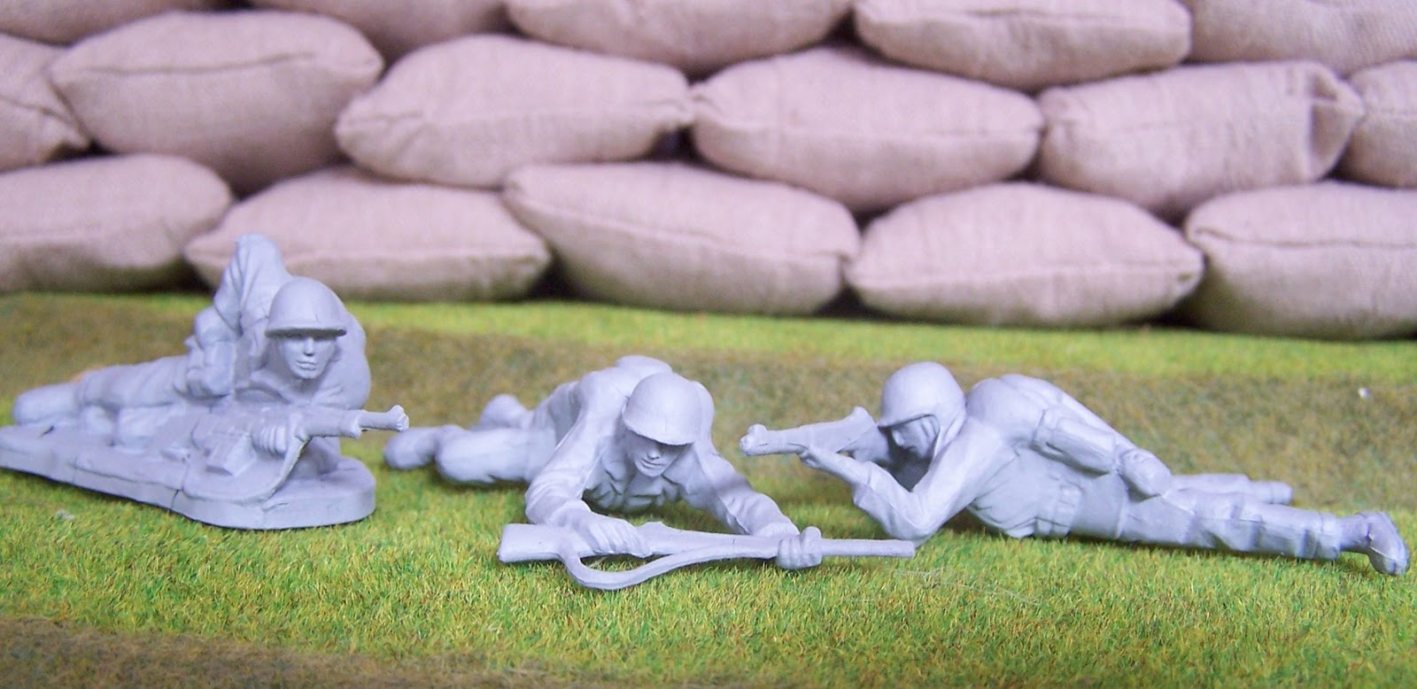 WWII Plastic Toy Soldiers