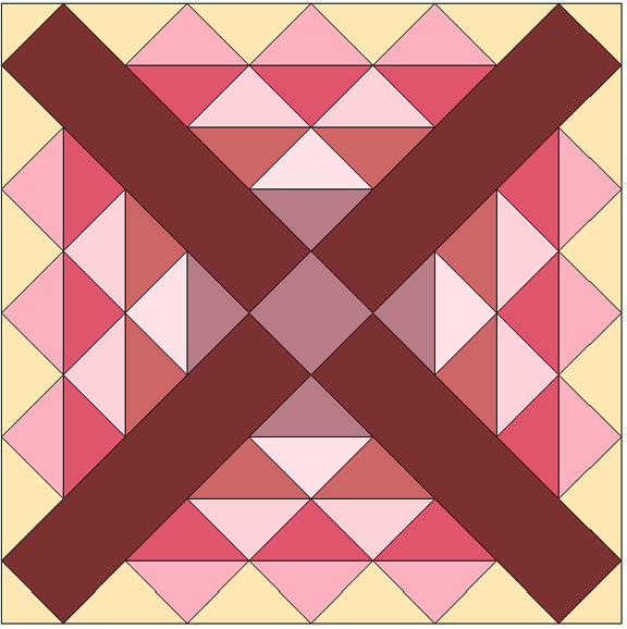 Barbara Brackman's MATERIAL CULTURE: Regional Pattern: Railroad Crossing