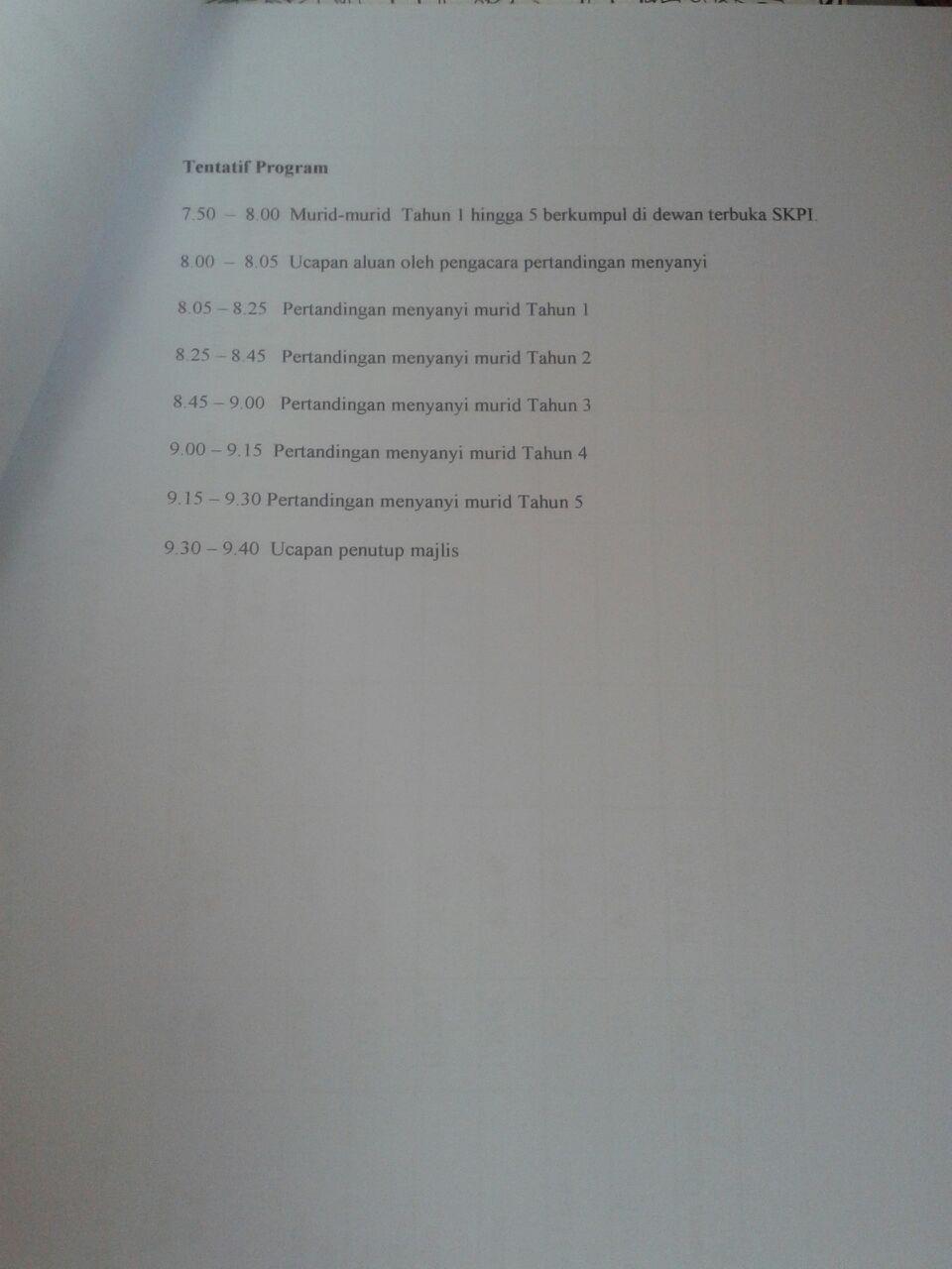 PUSAT SUMBER SK PERMAI INDAH: Pertandingan Menyanyi Lagu-Lagu Bahasa ...