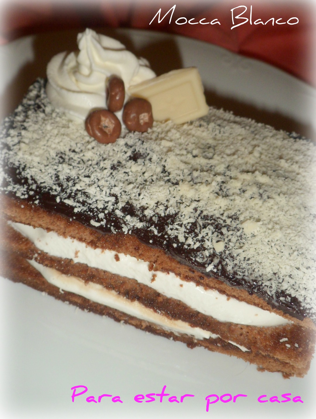 Para estar por casa: Pastel "Mocca Blanco"
