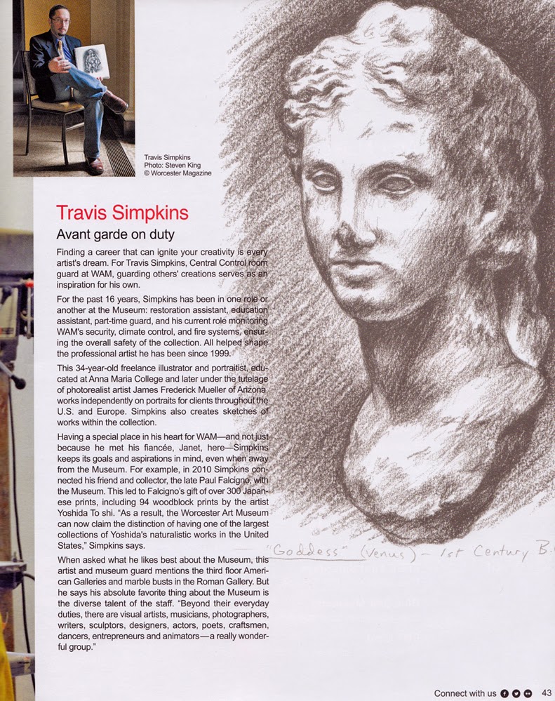 Worcester Art Museum: Sketches by Travis Simpkins: Access Magazine ...