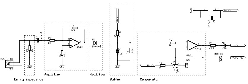 Audio Schematics: Audio detector