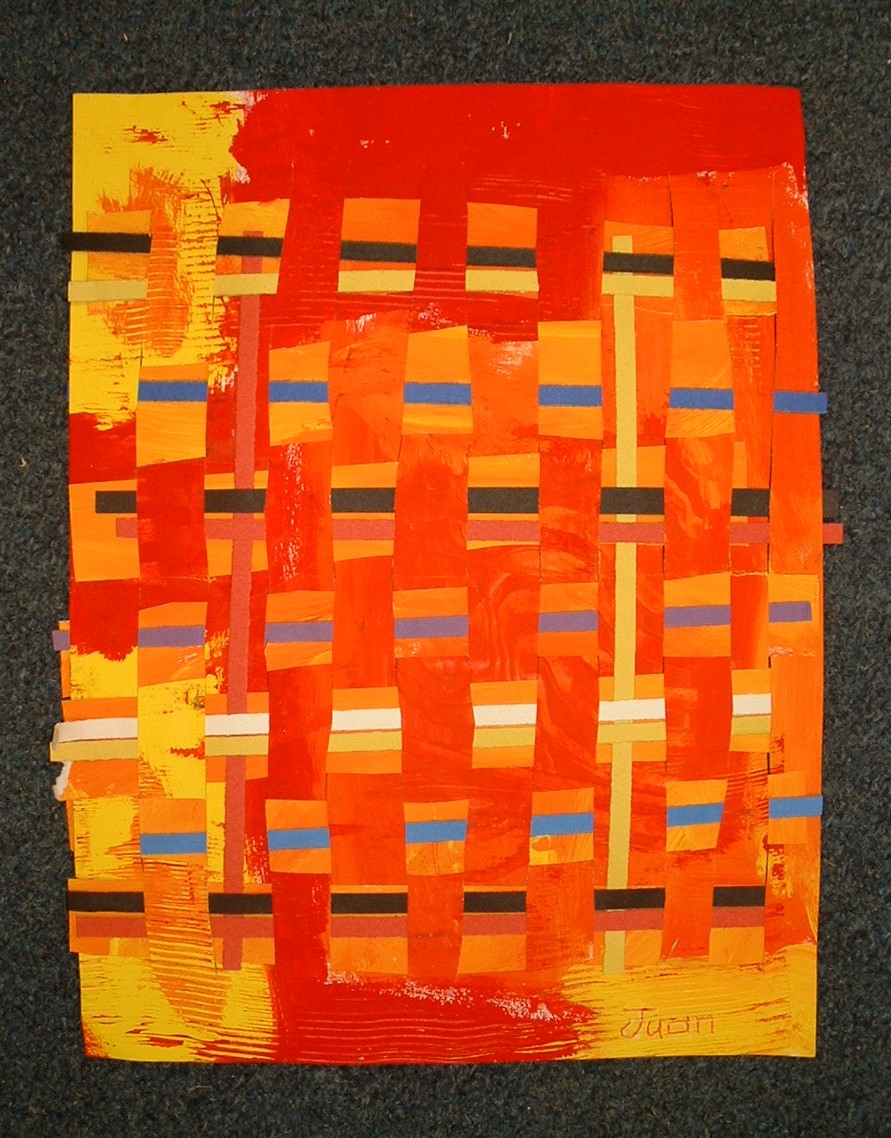 Mrs. Belton's Artists: Grade 2 Paper Weaving