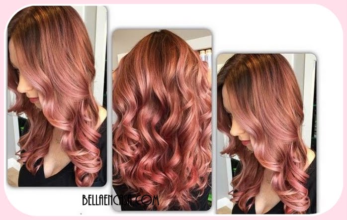 Oro Rosado en el cabello, Fórmulas de color para lograrlo. - Paperblog