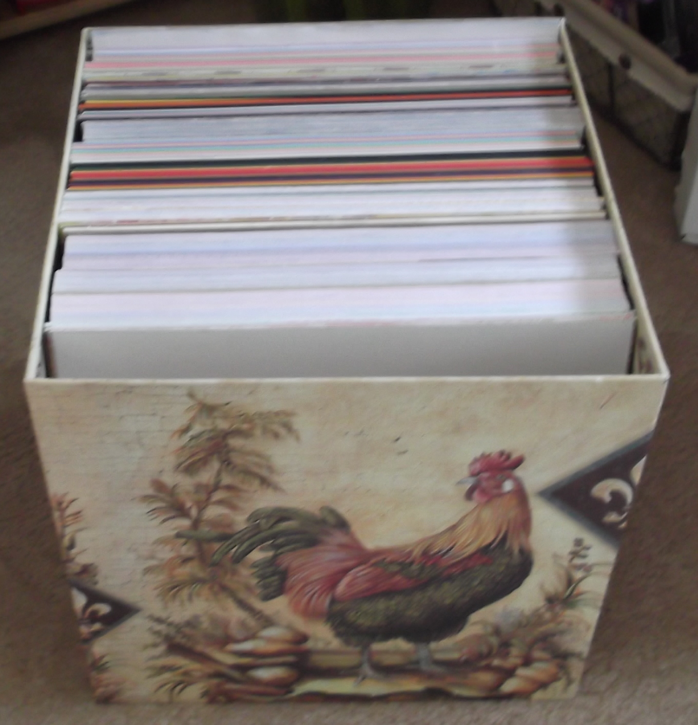 Bobbkat's Hobby Blog: Scrapbook and Cardstock Paper Storage