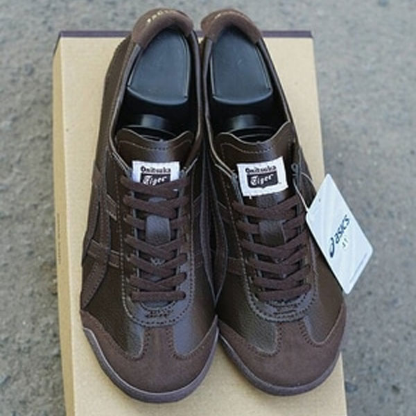 Sepatu Asics Tiger Mexico Coklat Tua [ATM1803] | Omsepatu.com