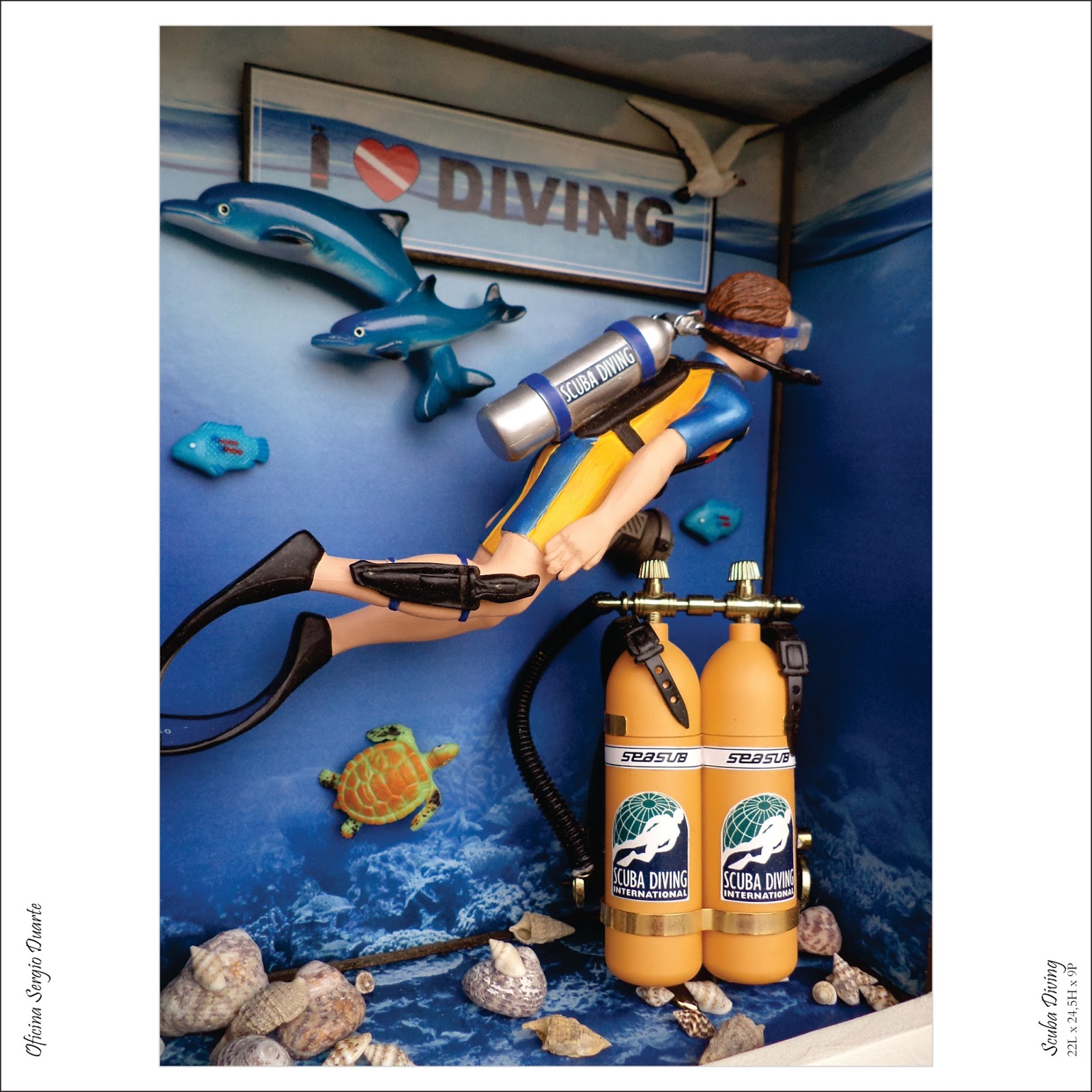 OFICINA SERGIO DUARTE: DIORAMAS e QUADROS