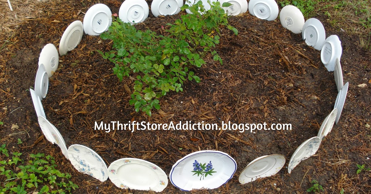 Rings Around the Rosies: 3 Repurposed Garden Borders | My Thrift Store ...
