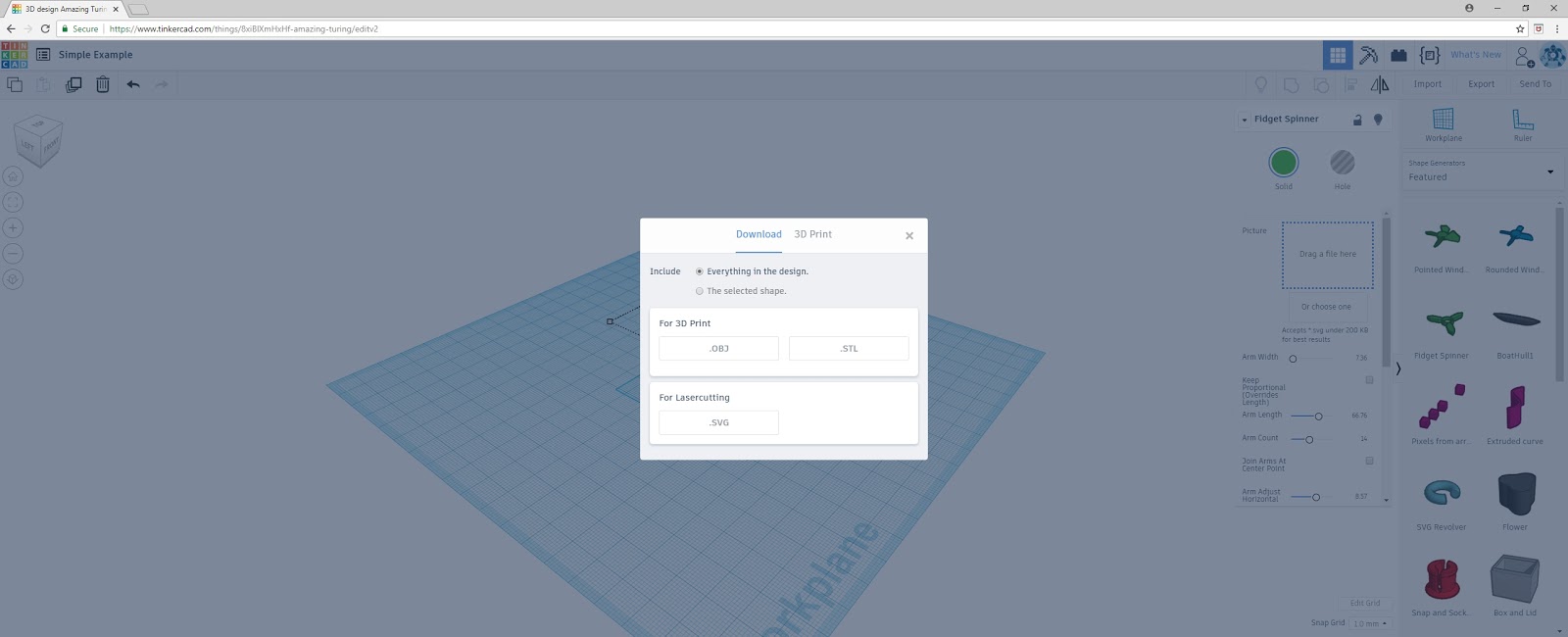 Tinkercad Tutorial 2 Shape Editor And Handles Youtube