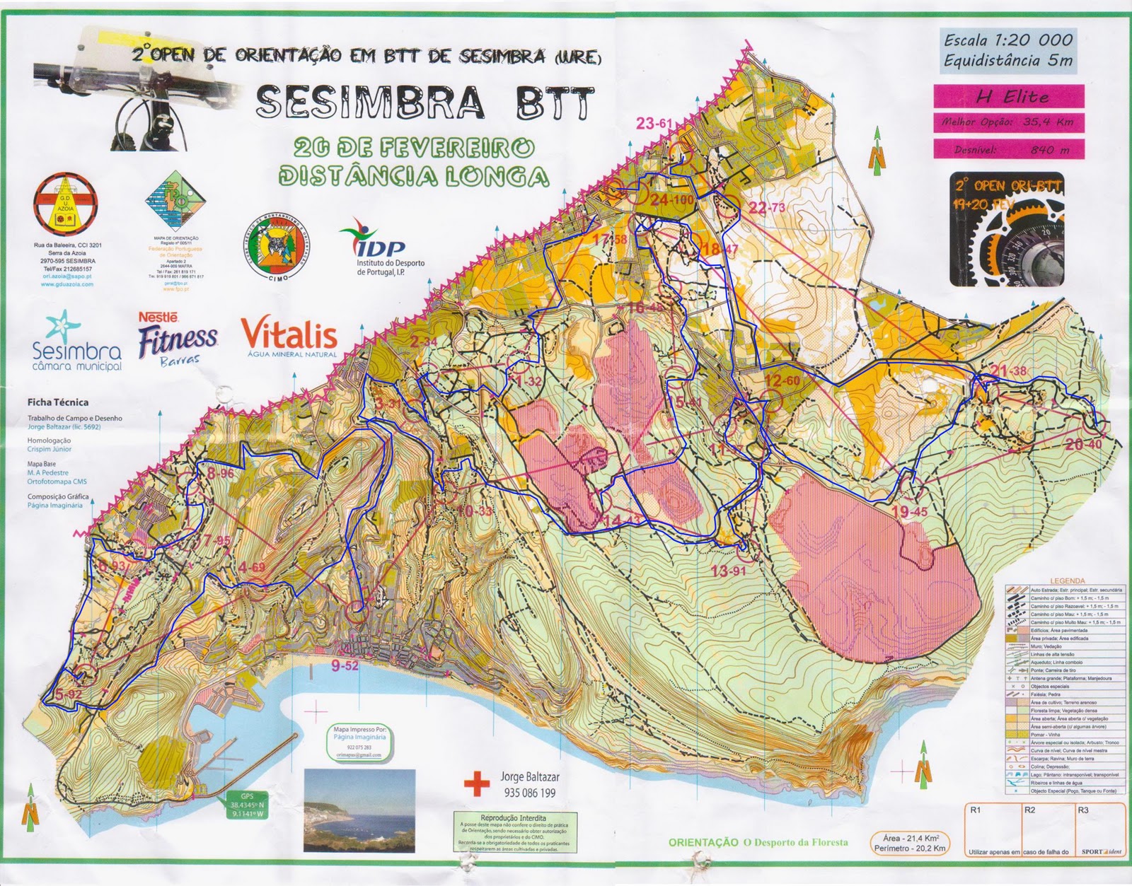 DANIEL MARQUES - ORIENTAÇÃO EM BTT: Ori-BTT Sesimbra (WRE)