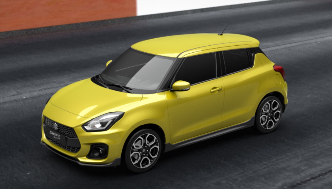 Suzuki Swift Sport (2018 à 2023) - Couleurs, code peinture