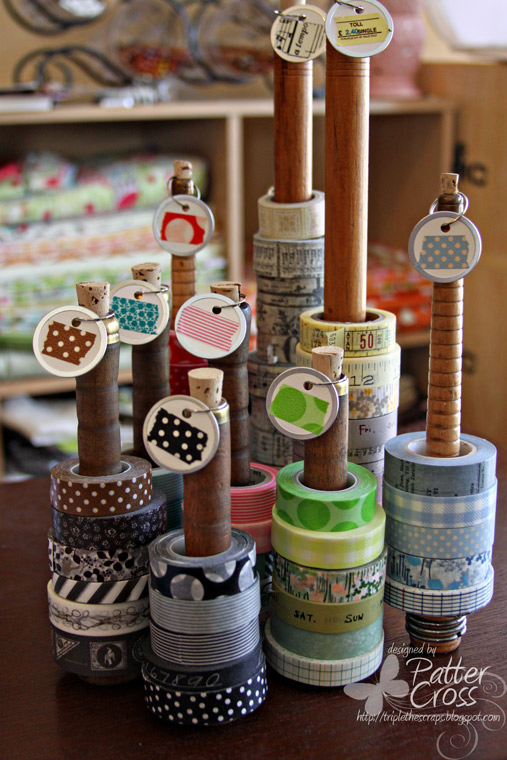Allred Design Blog: Amazing Washi Tape Storage Ideas
