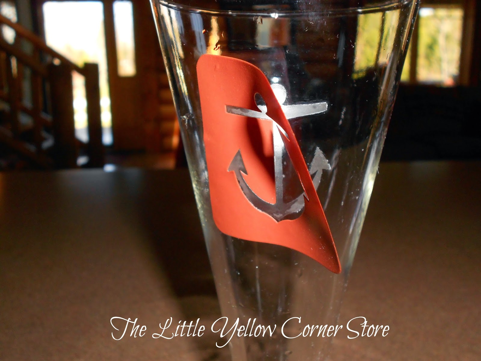 The Little Yellow Corner Store: Etching Glassware