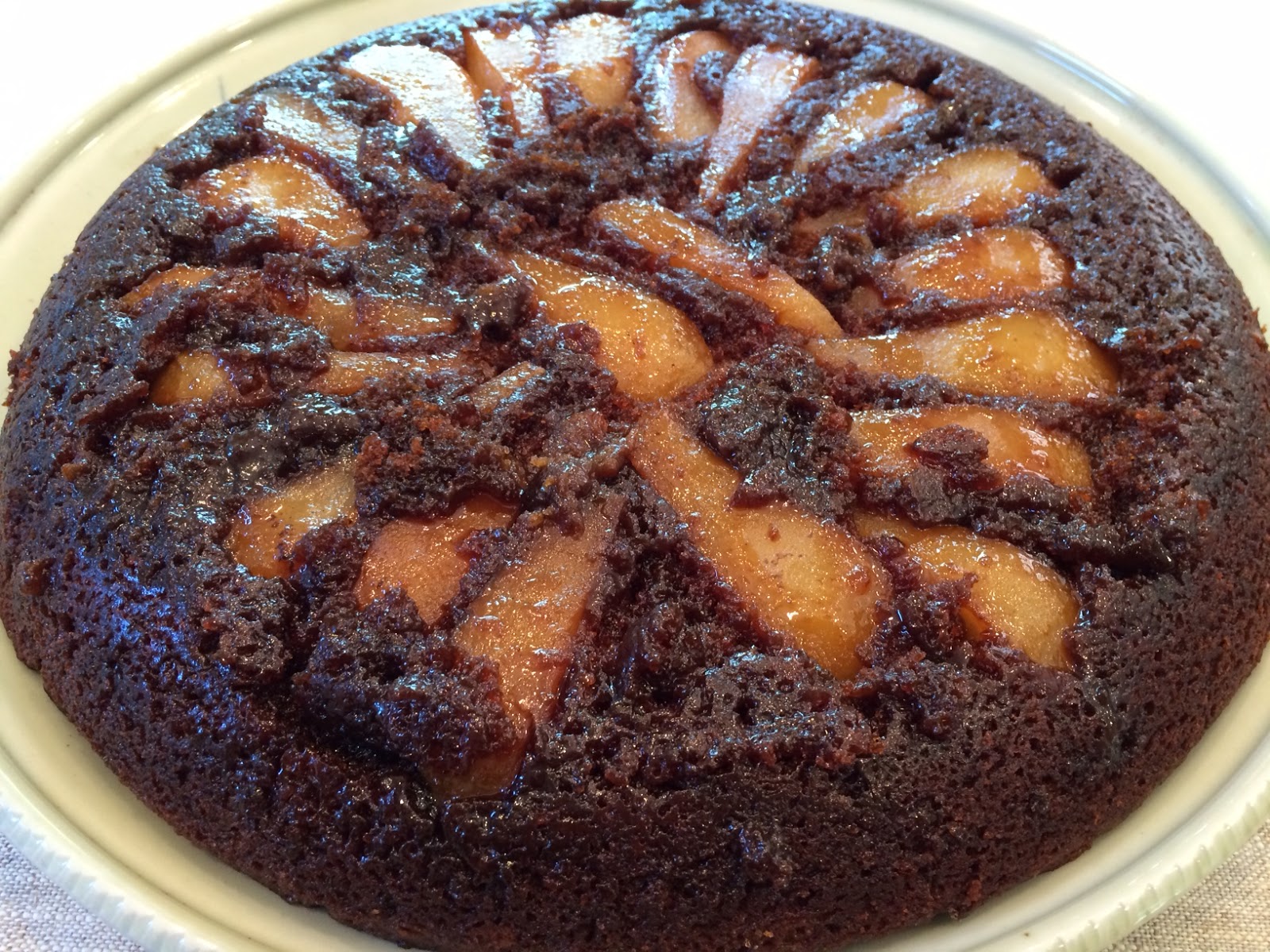 Upside-Down Pear Gingerbread | Of Muses and Meringues