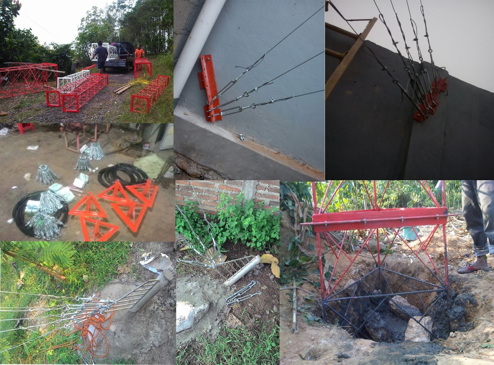 PRICELIST TOWER TRIANGLE DAN GROUNDING | CV. RAJA LANGIT NETWORK