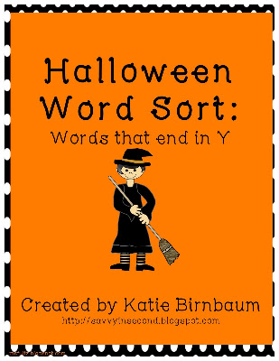 Savvy in Second: Halloween Literacy Centers