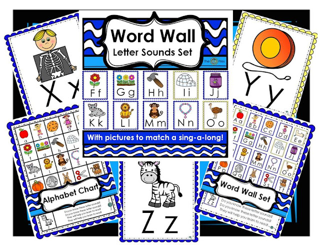 The K Files: UPDATED: Letter Sounds Word Wall Set!