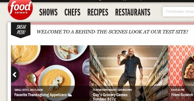 Food Network Gossip: Food Network Website Getting A Makeover