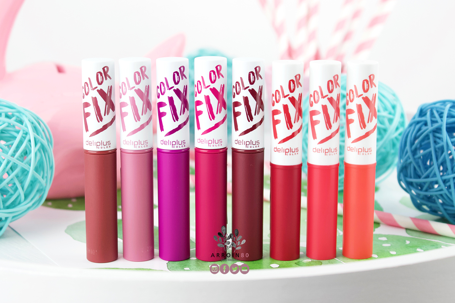 TODOS LOS TONOS DE LOS LABIALES "COLOR FIX" DELIPLUS (MERCADONA ...