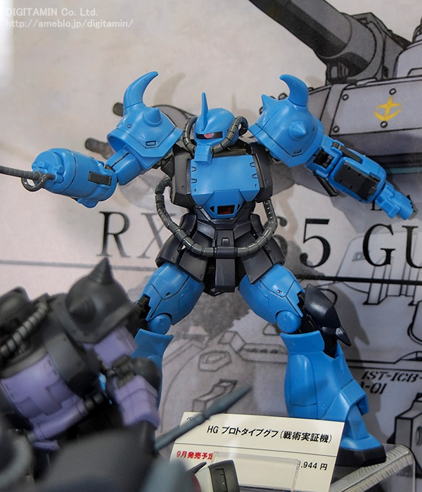 GUNDAM GUY: HG 1/144 Prototype Gouf - On Display @ Bandai Sneak Preview ...