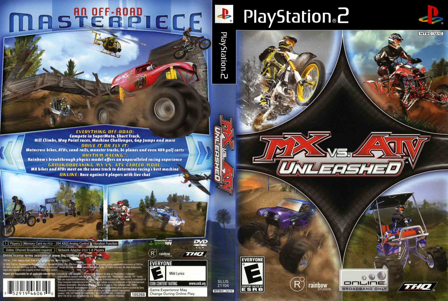 MX vs ATV: Unleashed - Playstation 2 | Ultra Capas