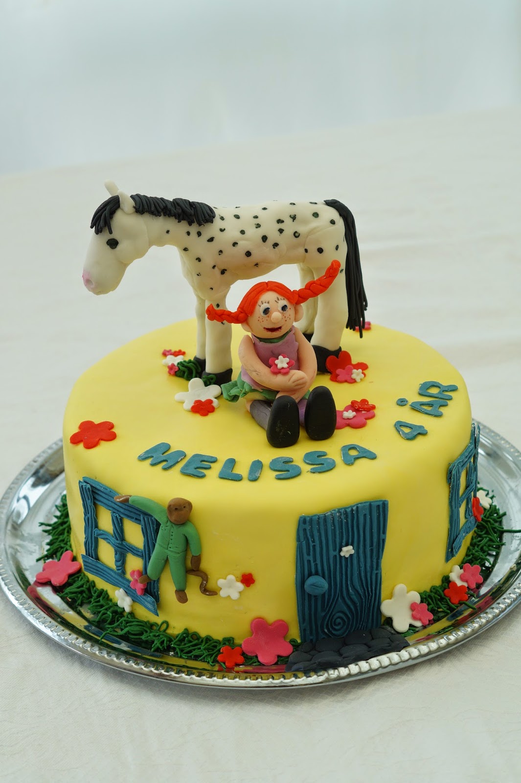 Coco & Co: 71. kage: Fødselsdagskage med Pippi