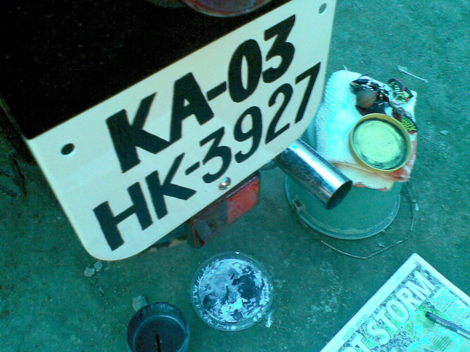 A Treehouse Number Plate Typography 350 a-treehouse-number-plate-typography-350